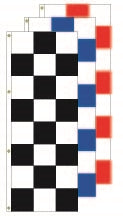 Checkered Race Style Flags - 3' x 8' Flag – Wilson Distributor Service